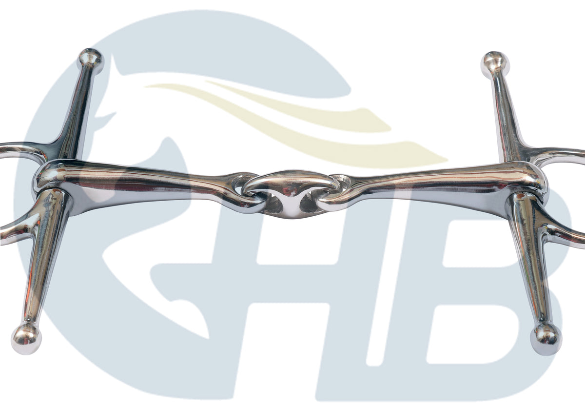 Double Jointed Full Cheek Bit Stainless Steel – horsebizaustralia