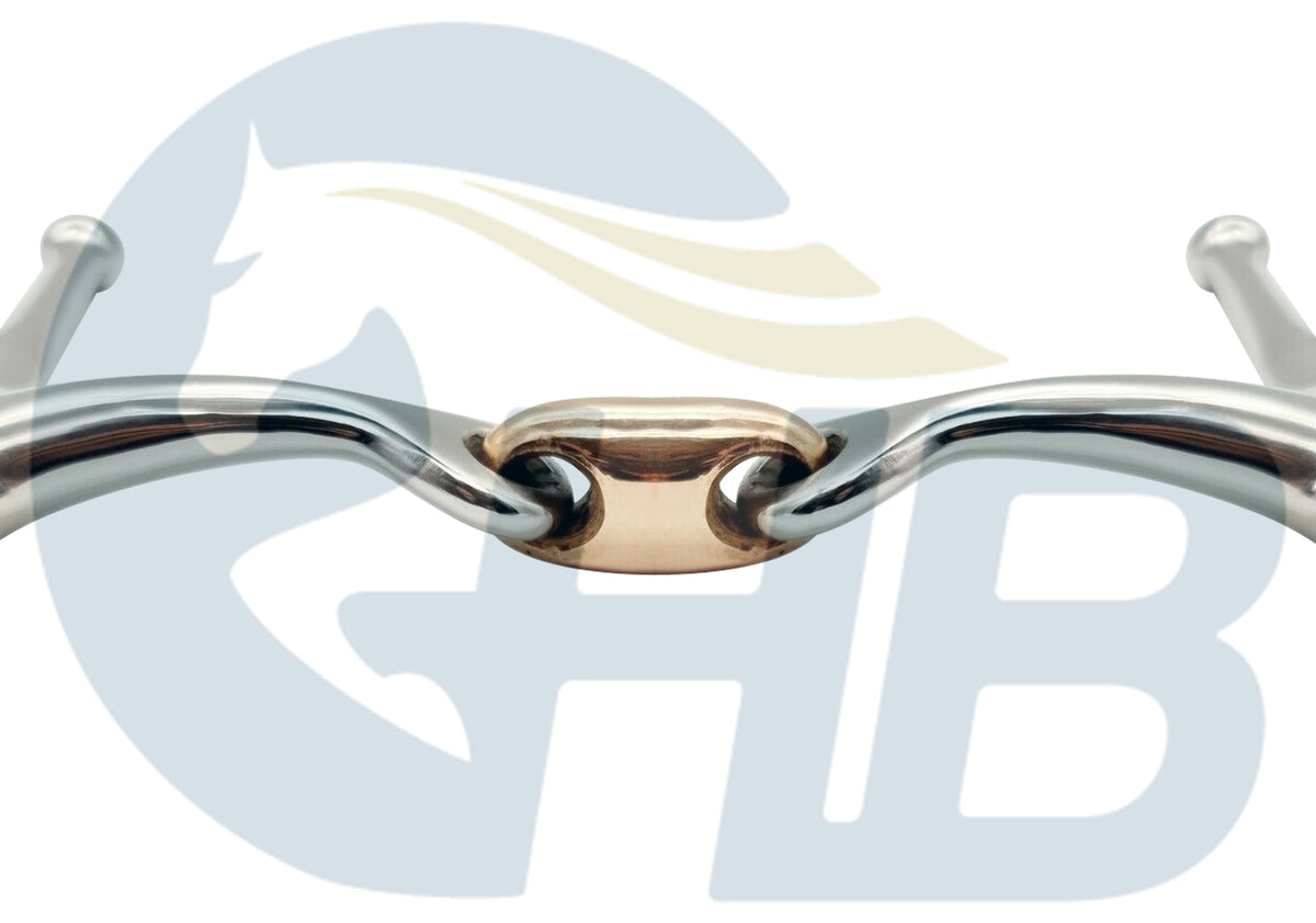 Double Jointed Full Cheek Bit Sweet Copper Link – horsebizaustralia
