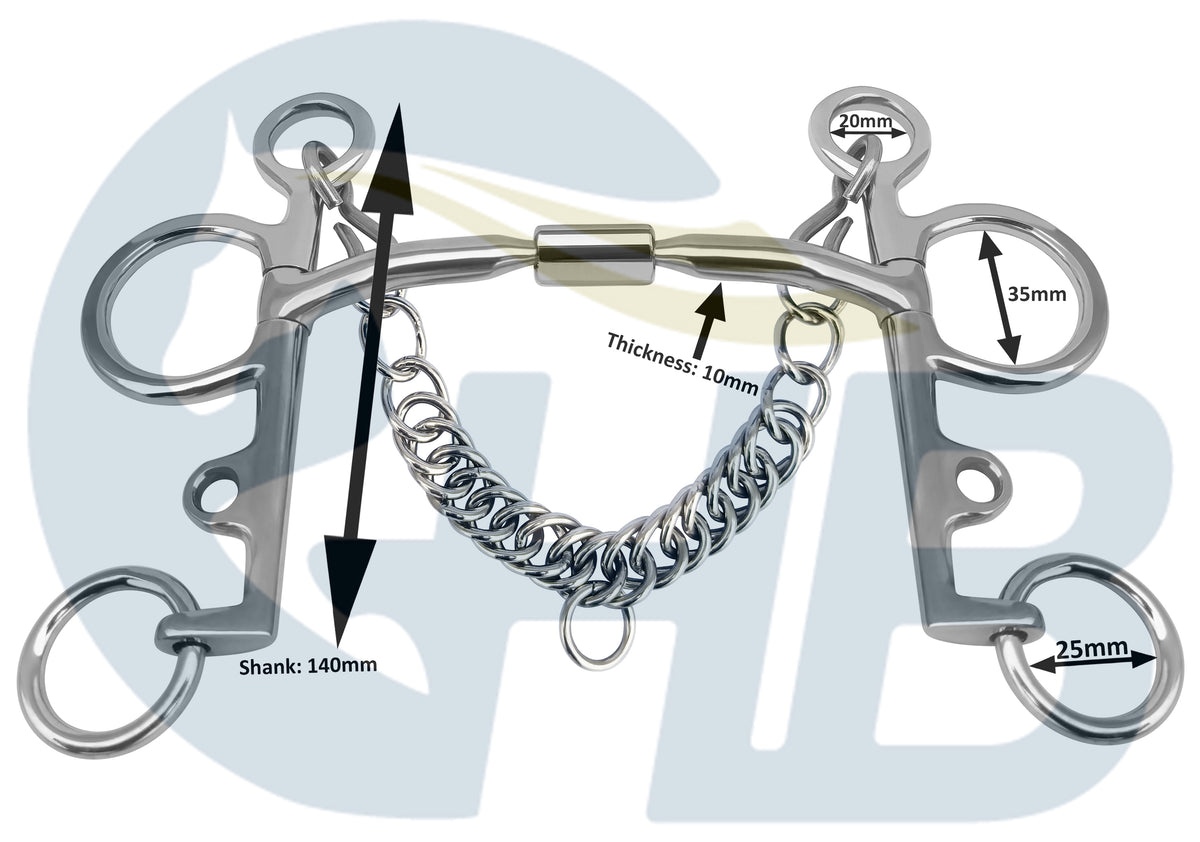 Pelham Bit with comfort barrel – horsebizaustralia